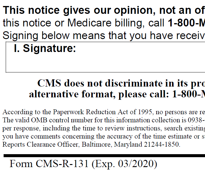 Medicare Provides Guidance on Expiring ABN Form - Illinois Chiropractic ...